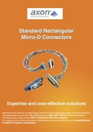 Micro-D Express - Axon' Cable