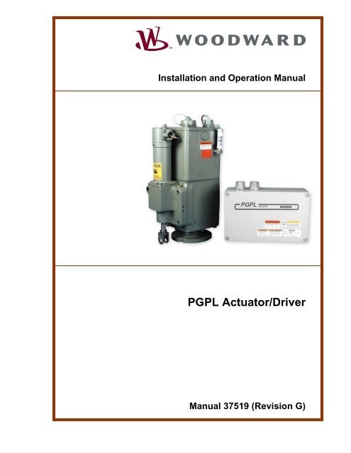 PGPL Actuator/Driver