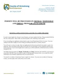 application for a pennsylvania license to carry firearms