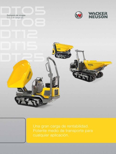 DT05 DT08 DT12 DT15 DT25 - Wacker Neuson