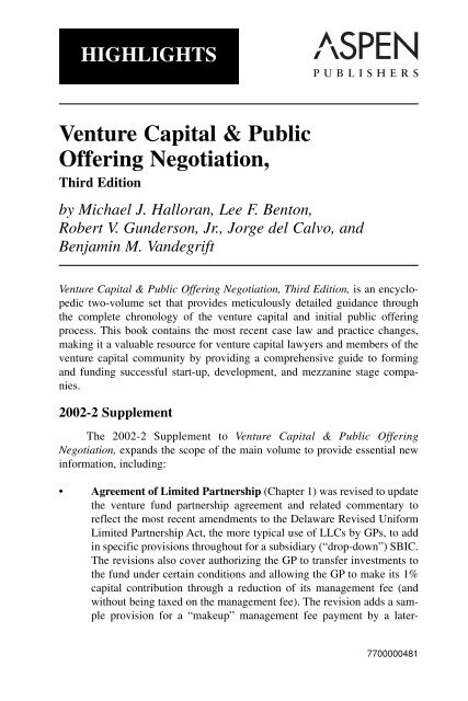 Highlights 2002-2 - Aspen Publishers
