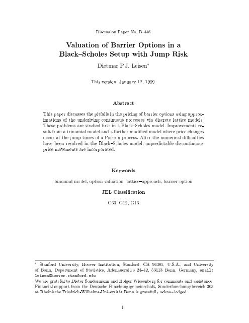 Valuation of Barrier Options in a Black Scholes Setup with Jump Risk