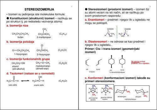 STEREOIZOMERIJA