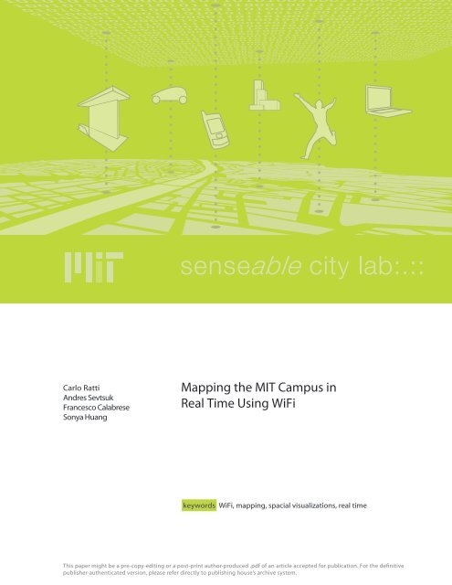 First page - MIT SENSEable City Lab