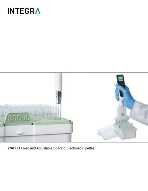 VIAFLO Pipettes - INTEGRA Biosciences