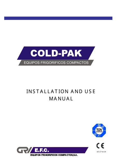 COLD-PAK (cartula) - Klima-Therm