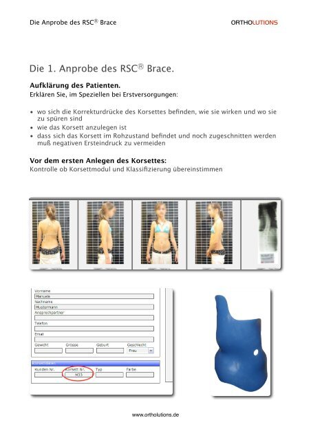 Fitting the RSC Brace _ger