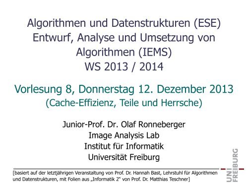 Programmieren in C++, Vorlesung 1