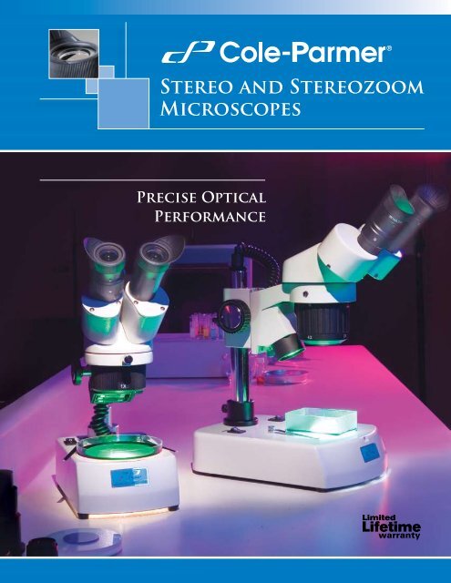 Stereo Microscope Brochure(377KB) - Cole-Parmer