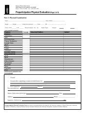 Preparticipation Physical Evaluation HISTORY FORM - Houston ...