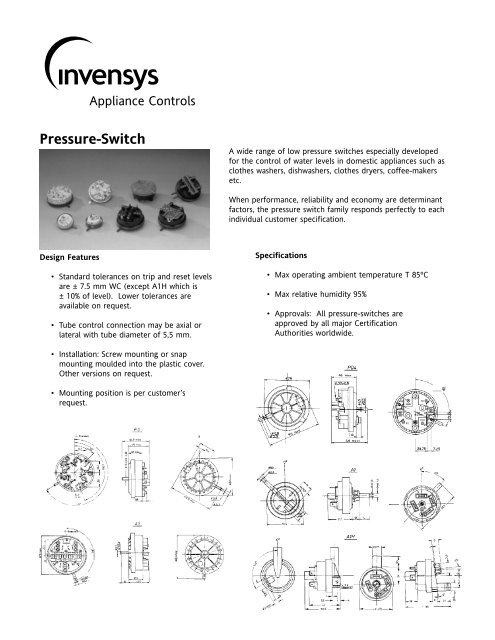 Pressure-Switch - Toolbox.invensyscontrols.com