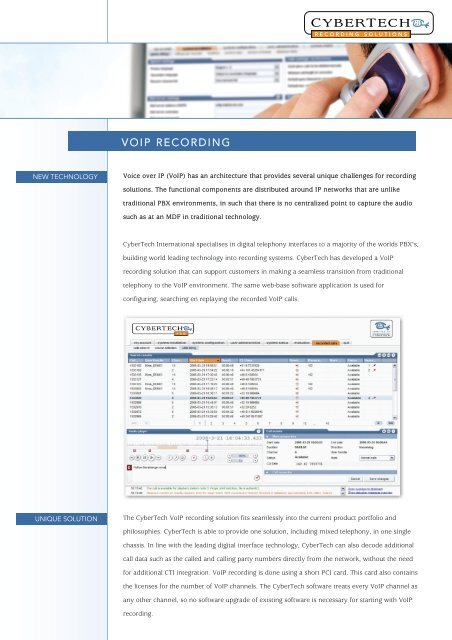 CyberTech Recording Solutions - RES
