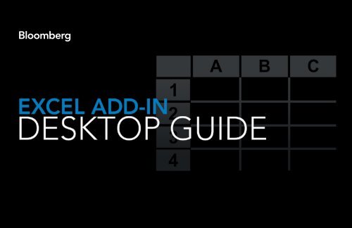 Excel Add-in Desktop Guide