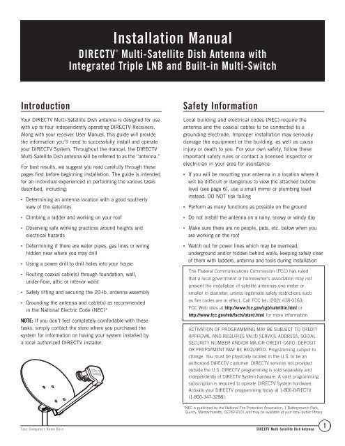 Installation Manual - DBSInstall.com