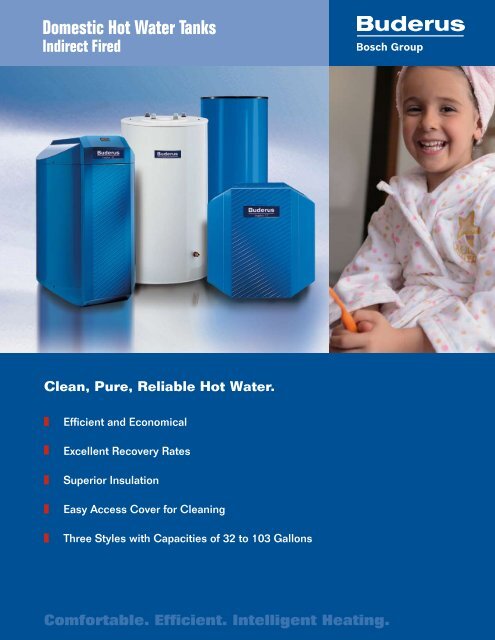 Domestic Hot Water Tanks Indirect Fired - Buderus