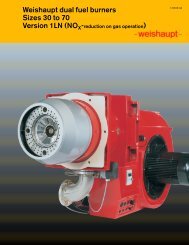 Installation and operating instructions Weishaupt gas burner WG20 ...