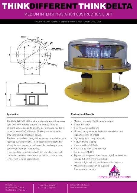 Aviation Obstruction Lights | Shelly Lighting