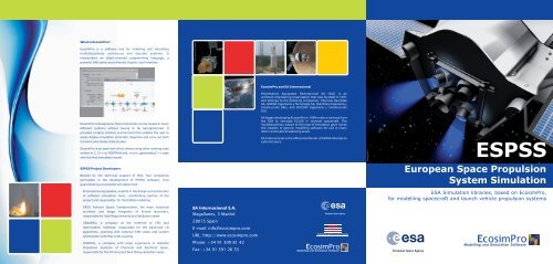 English Ecosimpro Simulation Tool