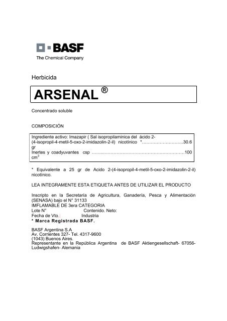 ARSENAL - Basf