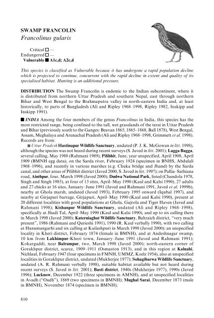 Francolinus gularis - BirdBase