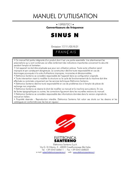 utlisation du sinus