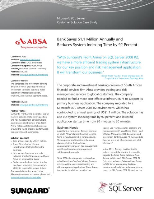 Sungard Trading Systems