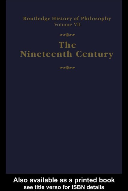 Routledge History Of Philosophy Volume VII routledge-history-of-philosophy-volume-vii