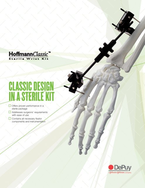 CLASSIC DESIGN IN A STERILE KIT - Biomet