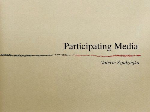 Participating Media