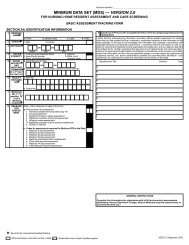 Minimum Data Set (MDS) questionnaire