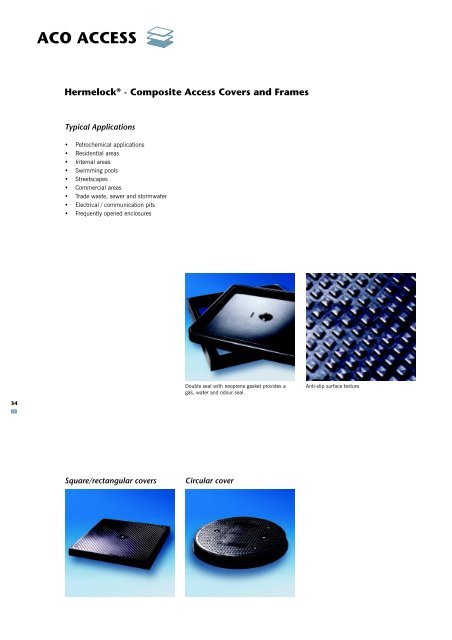 Hermelock® - Composite Access Covers and Frames