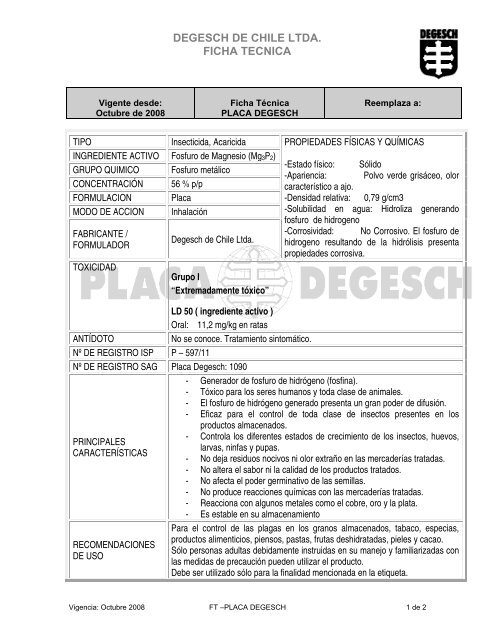 FT-Placa Degesch2012.pdf - degesch - chile