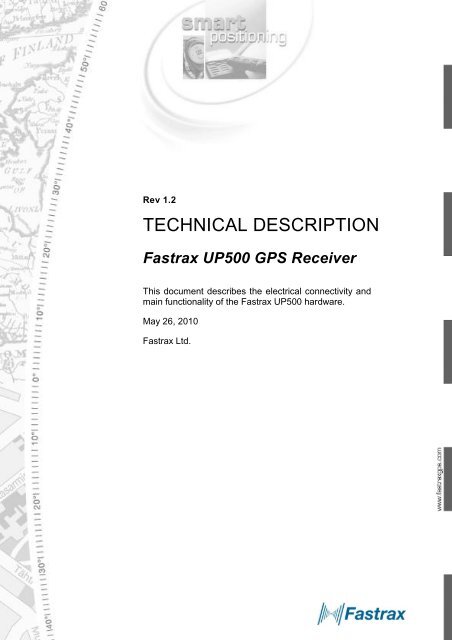 UP500 GPS Module Datasheet - Matrix Multimedia Ltd