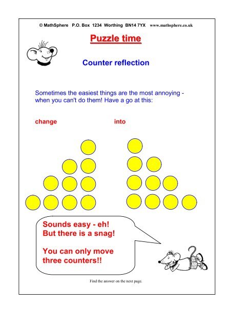 Counter reflection - MathSphere