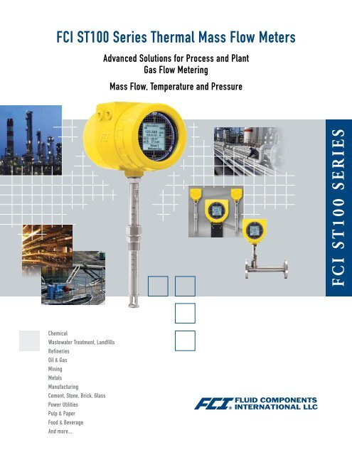 Download Fci St100 Series - Fluid Components International