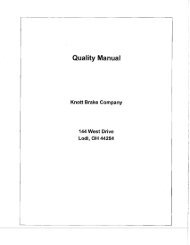 SAHR Caliper Service Manual - Knott Brake Company