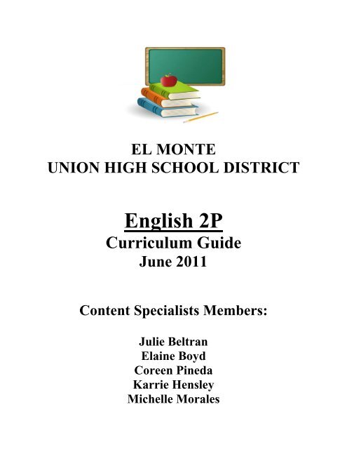 English 2P - El Monte Union High School District