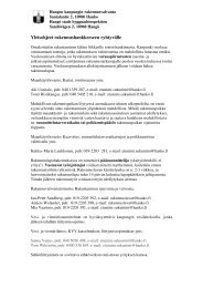 Suunhoito-opas ylÃ¤kouluille - Hanko