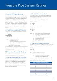 Pressure Ratings for PVC Pipe