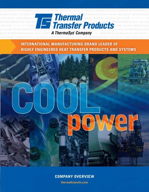 Thermal Transfer Products Company Overview Brochure - ThermaSys