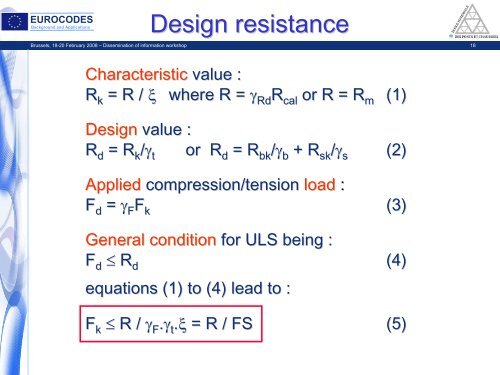 EUROCODES Background and