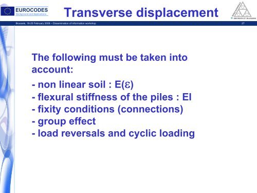 EUROCODES Background and