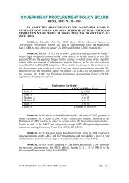GPPB Resolution No.09-2009, dated 23 November
