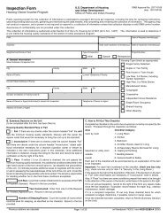 HQS Inspection Checklist - HUD