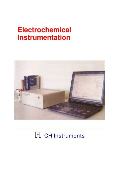 Electrochemical Instrumentation - IJ Cambria Scientific Ltd