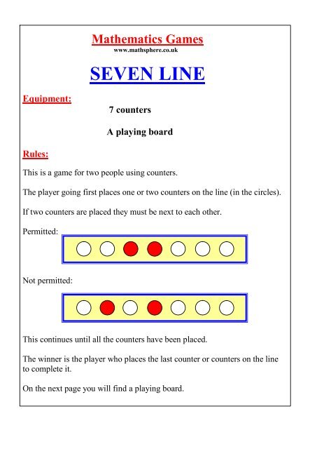 SEVEN LINE - MathSphere