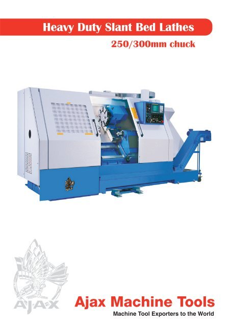 Heavy Duty Slant Bed CNC Lathes Brochure - Ajax Machine Tools