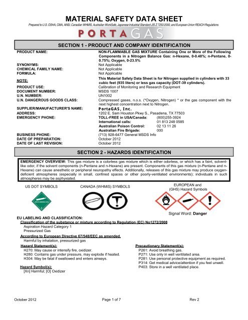 MSDS (1007) BBG-02.pdf - Air Systems International