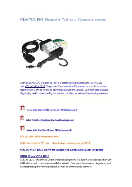 VOLVO VIDA DICE Diagnostic Tool Auto Diagnostic systems.pdf