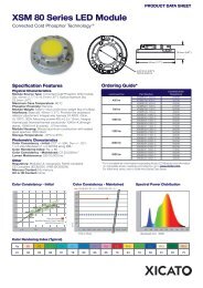 XLM 80 Series LED Module Datasheet - Xicato